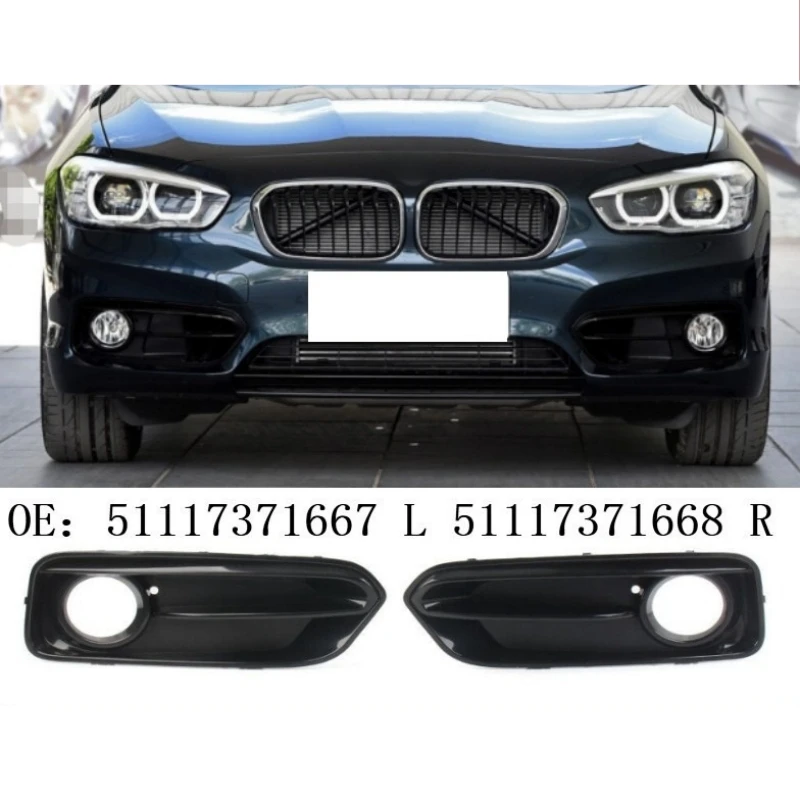 Para BMW Serie 1 F20/F21 marco de lámpara antiniebla, rejilla de luz ...