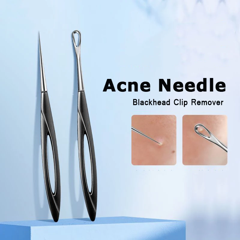Acne-Needle-Blackhead-Clip-Remover-Extraction-Popper-Pore-Black-Head ...