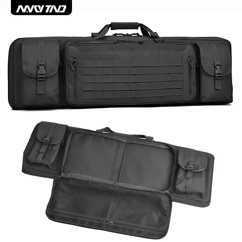 Tactical-Rifl-Bag-Double-Gun-Case-Waterproof-Carbine-Backpack-Molle ...