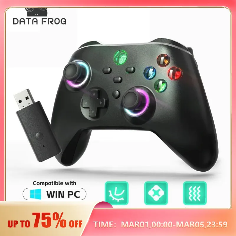 Data-Frog-Wireless-PC-Controller-with-RGB-Programmable-Turbo-Wakeup ...