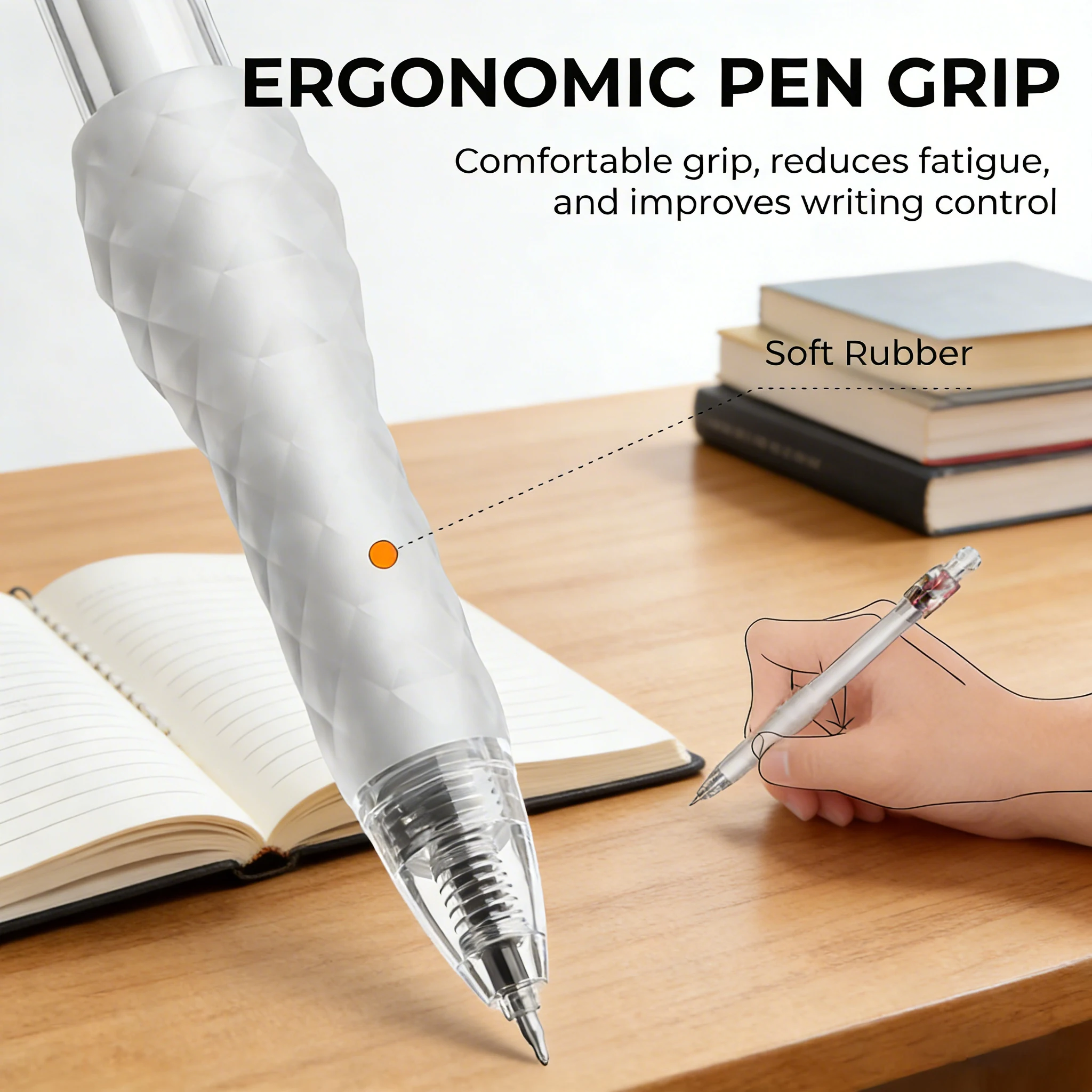 1/3Pcs 0.7mm Rotating Gel Pens, Black Ink Fine Point, Smooth Writing ...