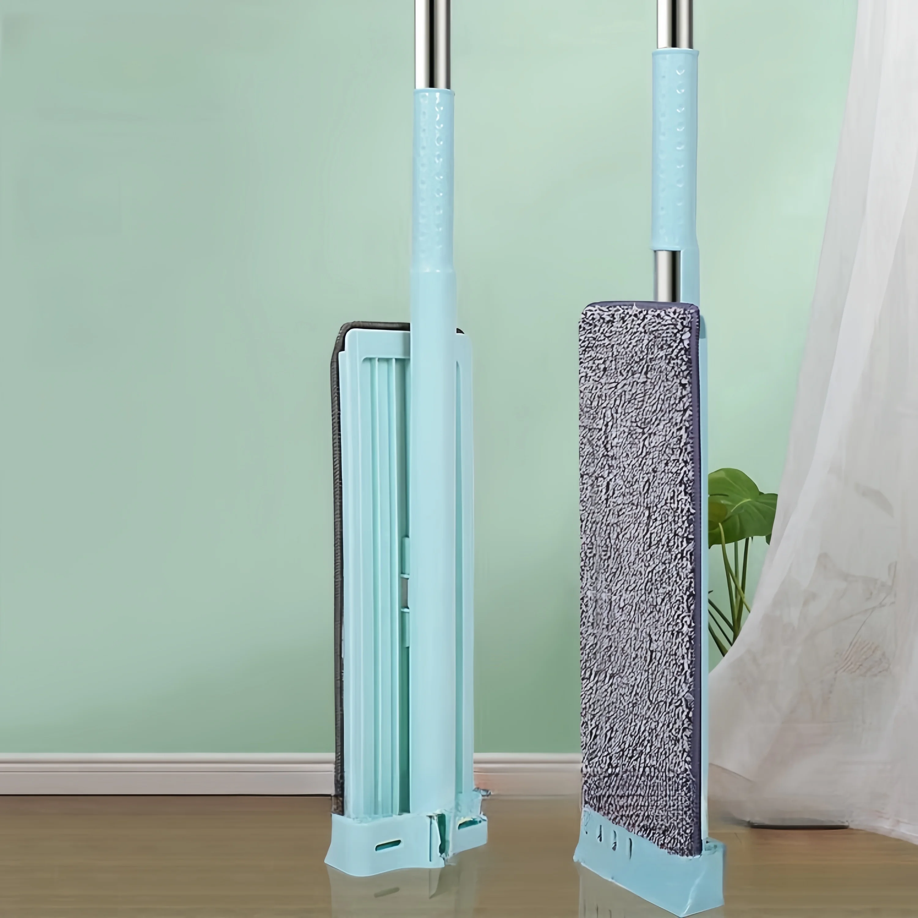 Household-hands-free-flat-mop-wet-and-dry-lazy-mop-clean-the-tile-floor ...