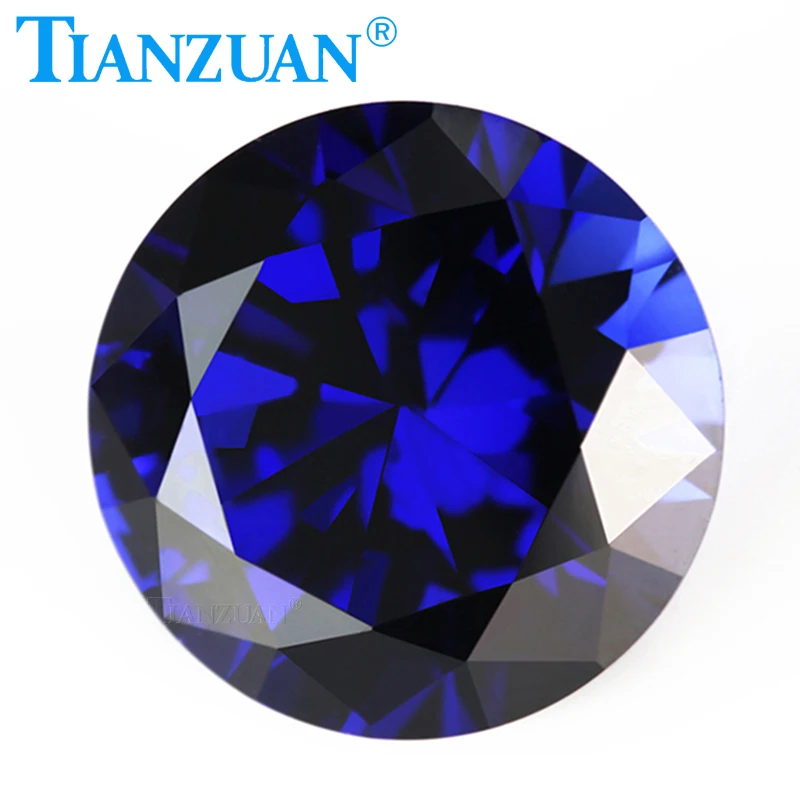Synthetic-Sapphire-3mm-to-12mm-Round-Cut-Artificial-Corundum-Stone ...