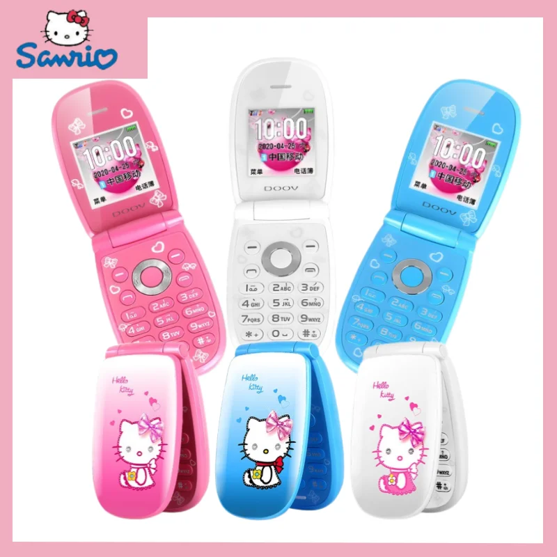 Sanrio-Flip-Phone-W88-Hellokitty-Super-Small-Mobile-Version-Personality ...