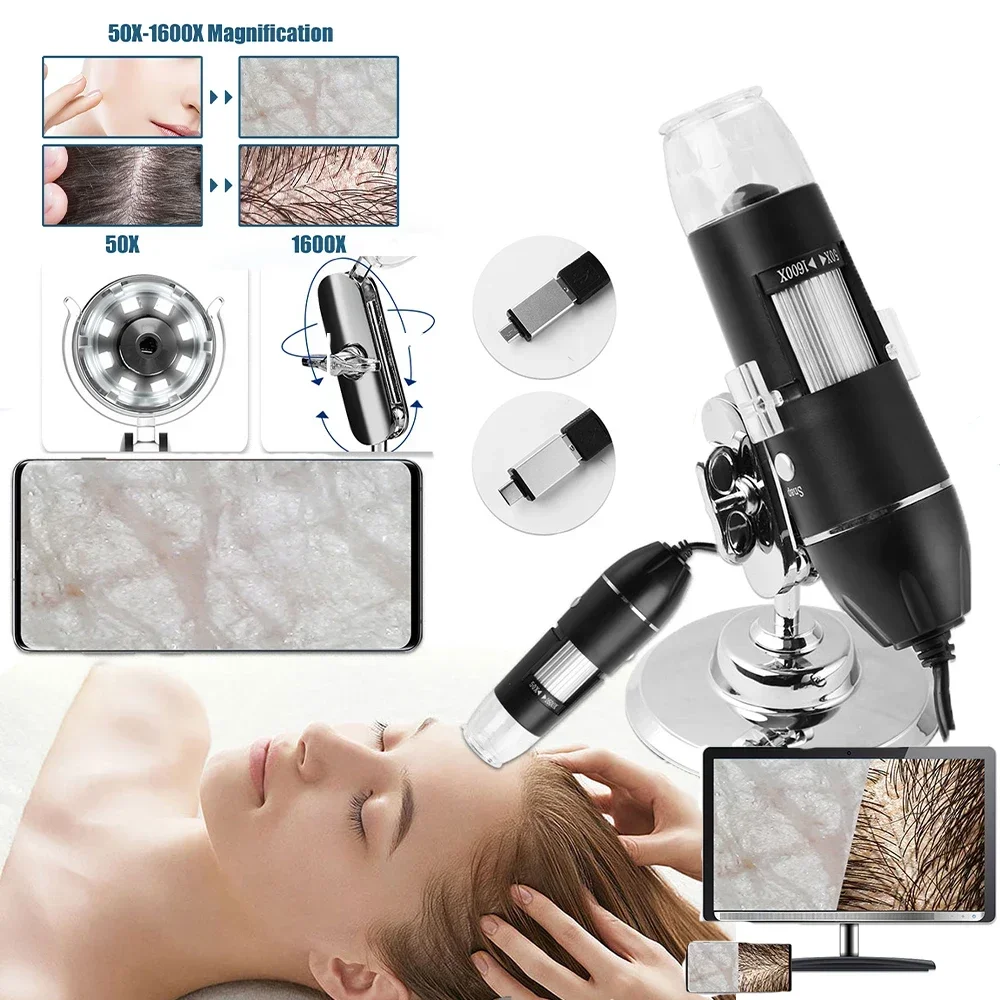 Professional-Skin-Analyzer-Machine-Facial-Analyzer-USB-Dermatoscope ...