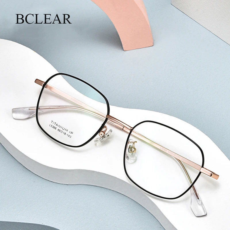 BCLEAR-New-Arrival-Fashion-Pure-Titanium-Glasses-Frame-Man-Women ...