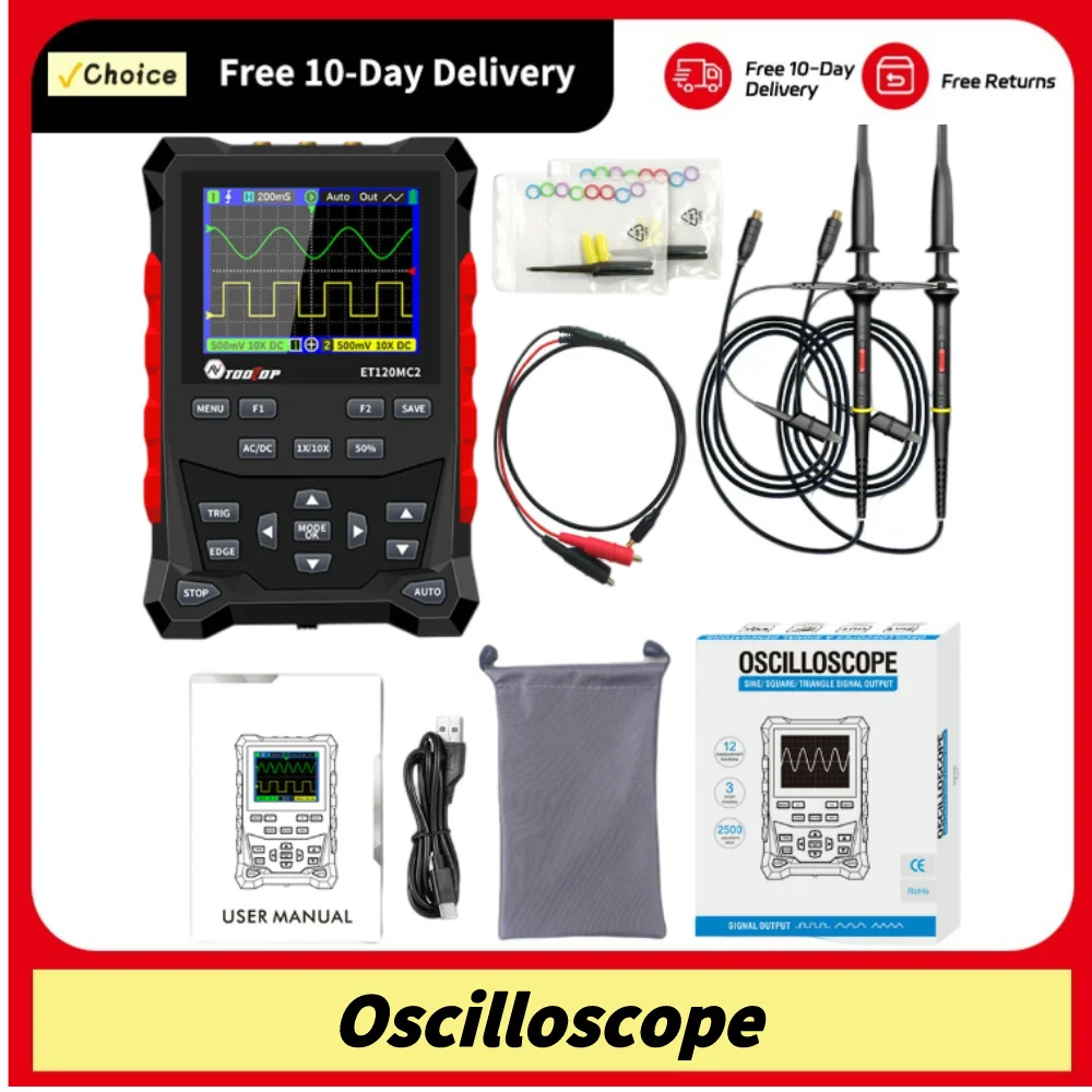 TOOLTOP-osciloscopio-inteligente-port-til-ET120MC2-120MHz-doble-canal ...
