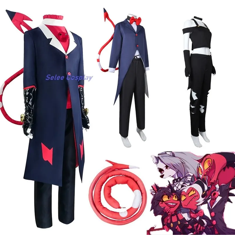 Anime-Hellvua-Blitzo-Loona-Cosplay-Boss-Costume-Moxxie-Millie-IMP ...