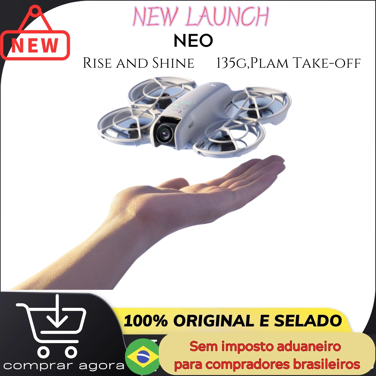 DJI-NEO-FPV-Mini-Drone-4K-135g-Flymore-Combo-C-mera-Voadora-Drone ...