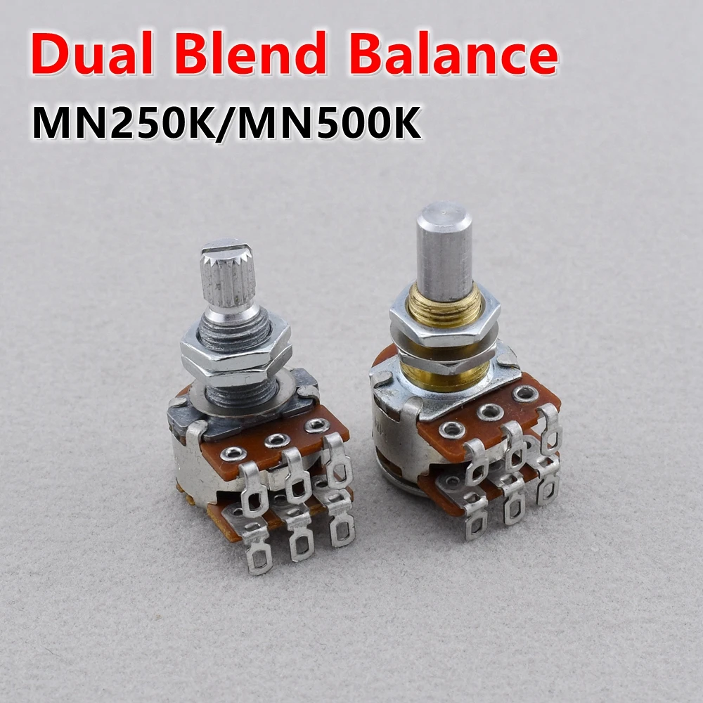 MN250K-MN500K-Dual-Blend-Balance-Potentiometer-POT-With-Center-Detent ...