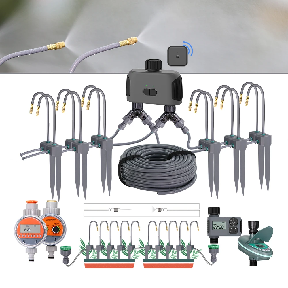 20-30-50CM-Adjustable-Misting-Nozzle-360-Free-bend-Gardening-Water ...