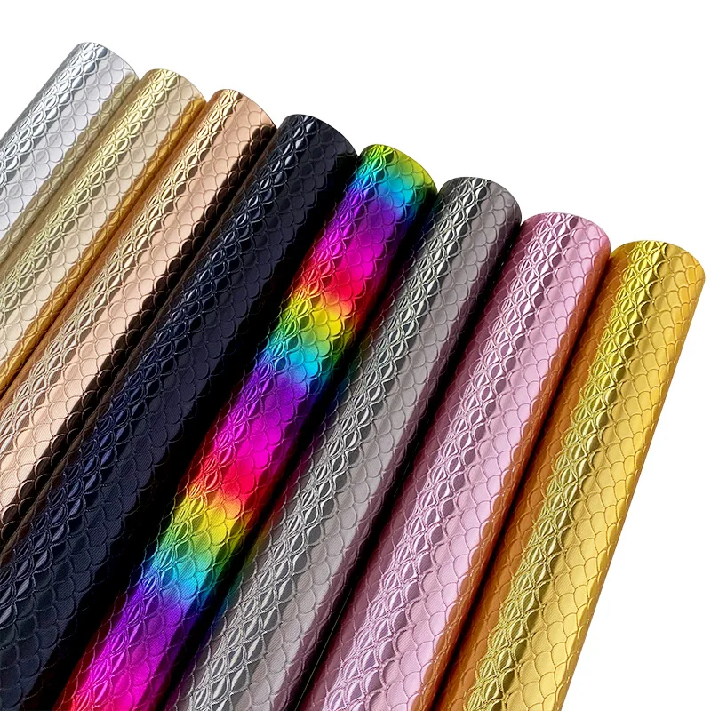 Holographic-Reflective-Mermaid-Design-Rainbow-Wire-Drawing-Leatherette-for-Making-Bag-Cosmetic ...
