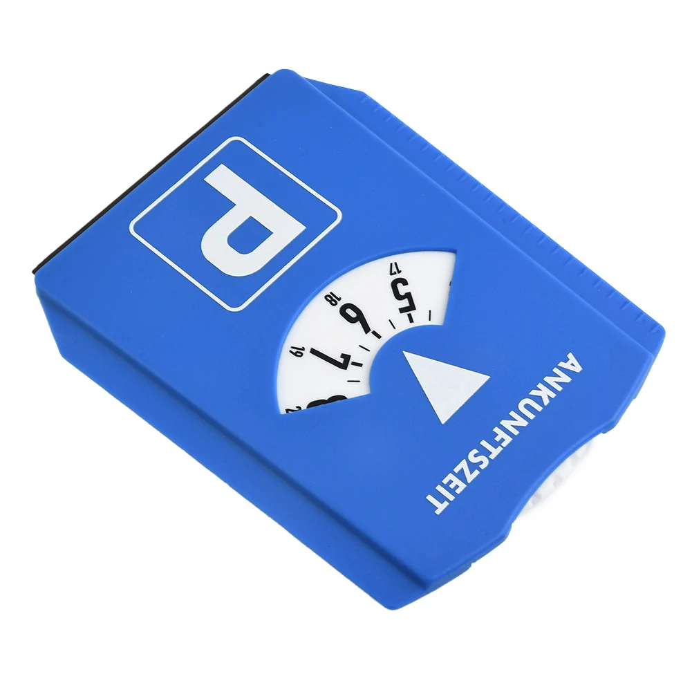 1pcs-Plastic-Car-Parking-Disc-Timer-Clock-Arrivaling-Time-Display-Blue ...