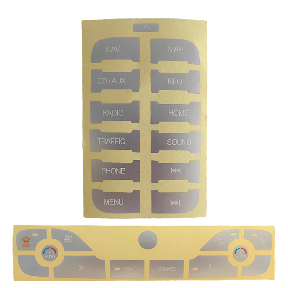 1-Set-Car-Stickers-Repair-Push-Buttons-Radio-And-A-C-Repair-Sticker-For ...