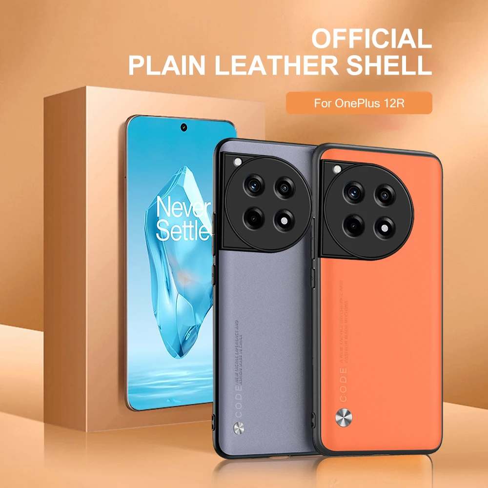 One-Plus-12R-Case-Leather-Shockproof-Protector-Phone-Cover-For-OnePlus ...