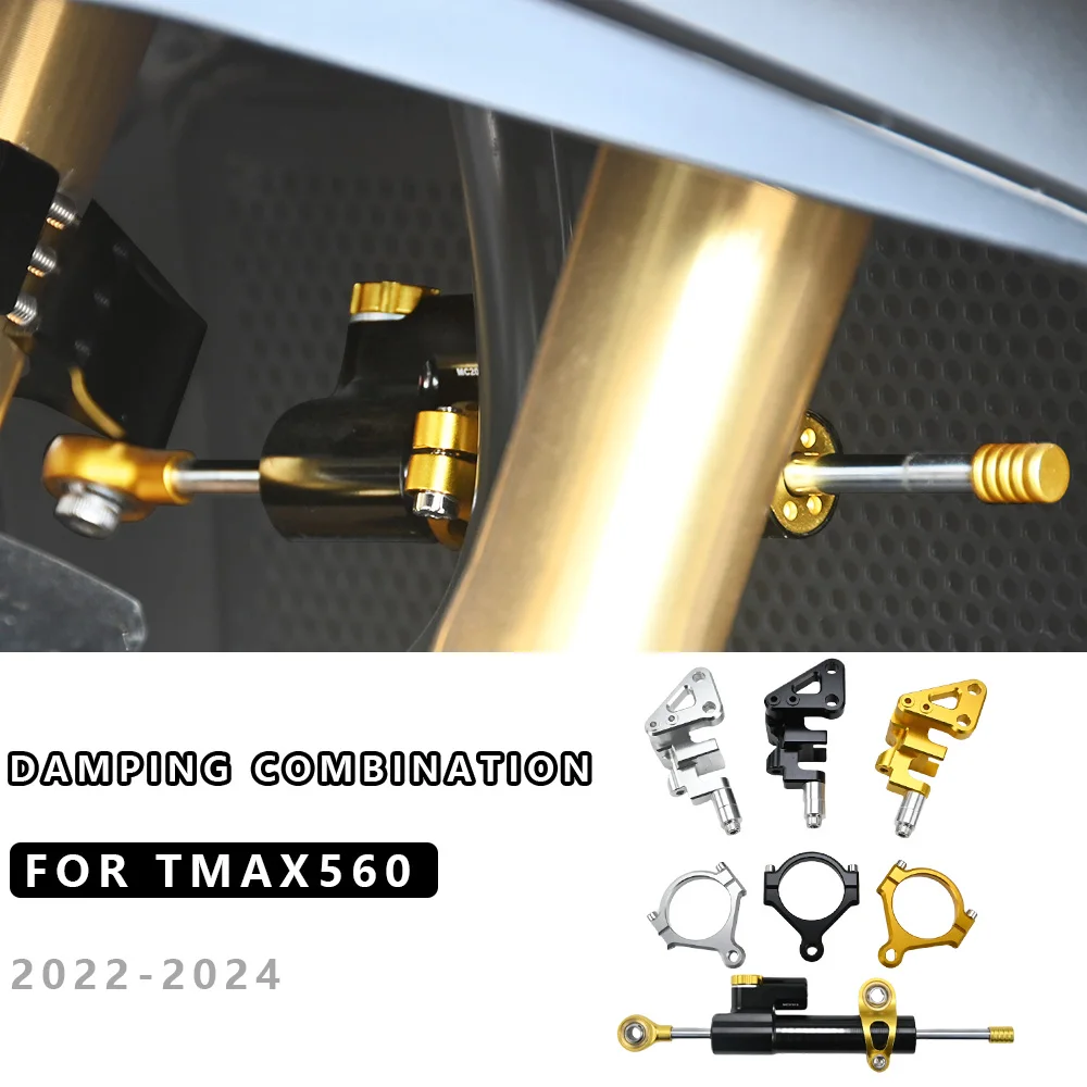 For YAMAHA Motorcycle Steering Stabilize Damper Bracket TMAX 560 ...