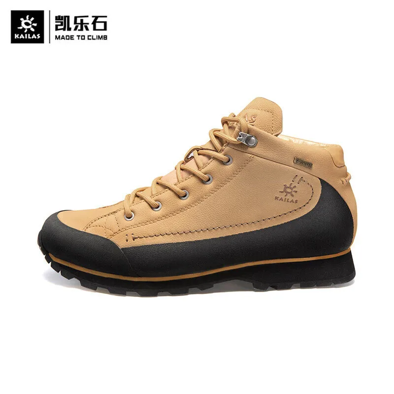 Kailas Genuine Leather Breathable Outdoor Hiking Shoes GTX Waterproof ...