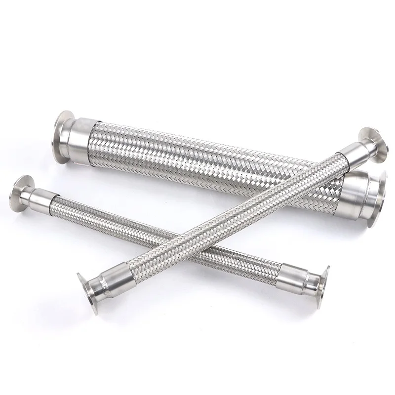 Length 500/1000/1500/2000mm Sanitary stainless steel 304 braided hose ...