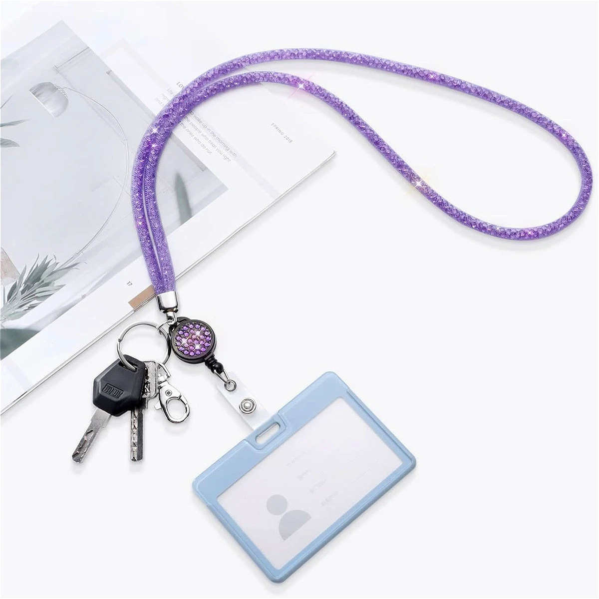 1pc Sparkling Neck Lanyards for Mobile Phone Holder Rhinestones ...