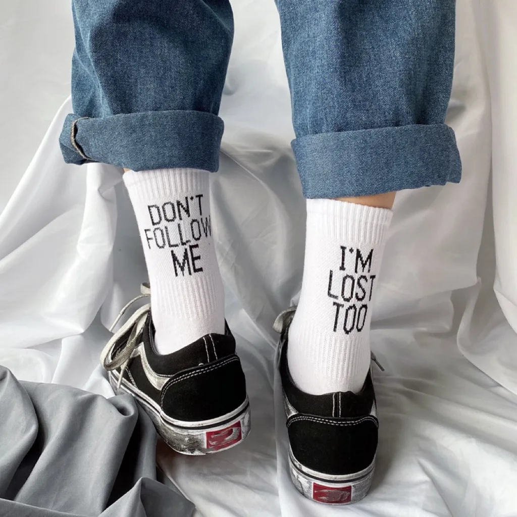 Funny-Socks-Harajuku-Humor-Word-Printed-Socks-Creative-Hip-Hop-Street ...
