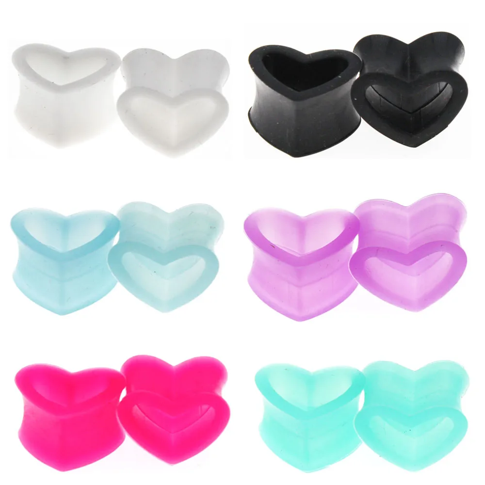 Leosoxxs-1-Pair-Silicone-Ear-Dilator-Puncture-Ornament-Geometry-Ear-Dilator-Peach-Heart-Silicone ...