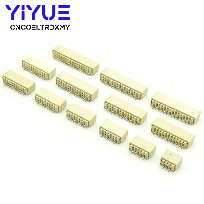 20Pcs/lot SH 1.0 mm Horizontal SMD Connector 2P/3P/4P/5P/6P/7P/8P/9P ...