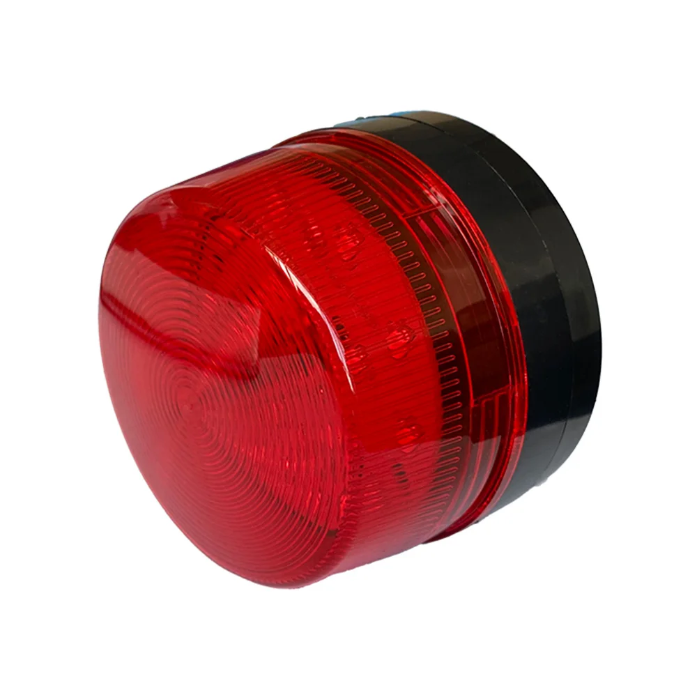 Red-Strobe-Signal-Warning-Ligh-12v-24v-220v-Security-Alarm-Strobe ...