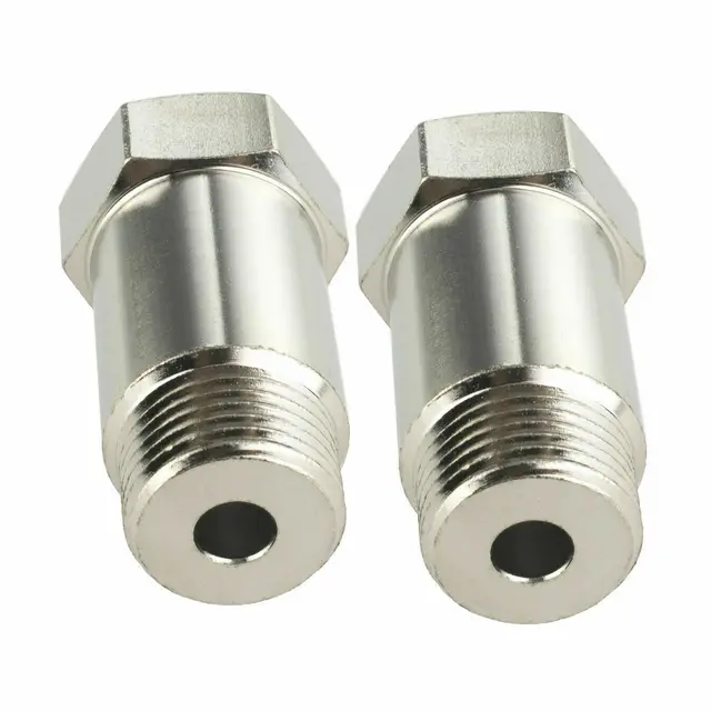 4PCs O2 Oxygen Sensor Extender Spacer Extension M18X1.5 HHO Bung - Binz ...