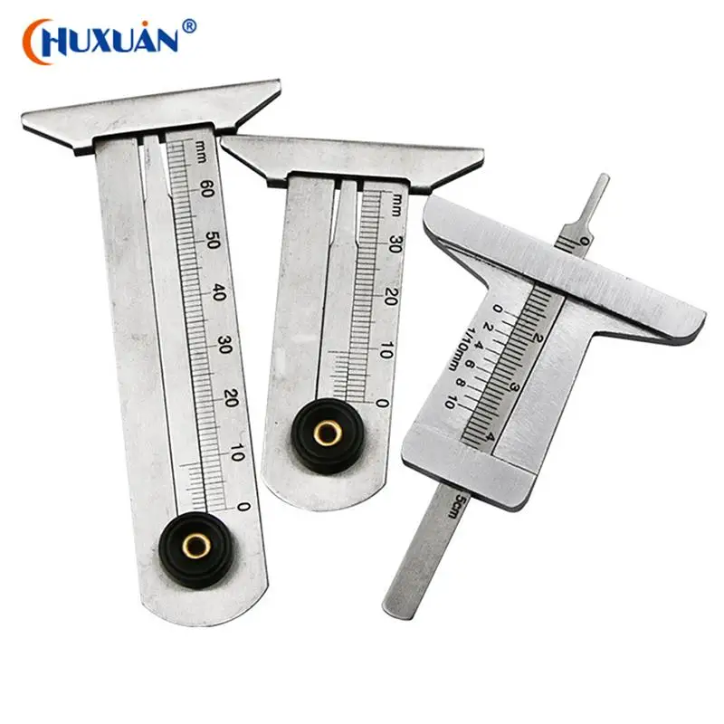 A-o-inoxid-vel-Carro-Pneu-Pneu-Tread-Profundidade-Medidor-Medidor-R-gua ...