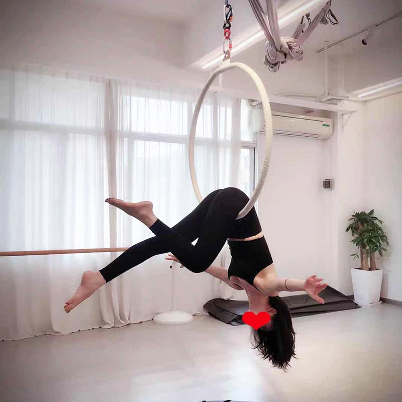 85cm Aerial Hoop Sets Fitness Gym Stainless Lyra Hoops Aerial Ring Yoga ...