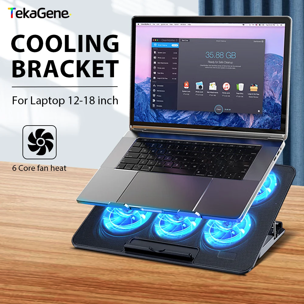 Laptop-Cooling-Stand-2-USB-Ports-For-Notebook-Compute-PC-Tablet-Cooler ...