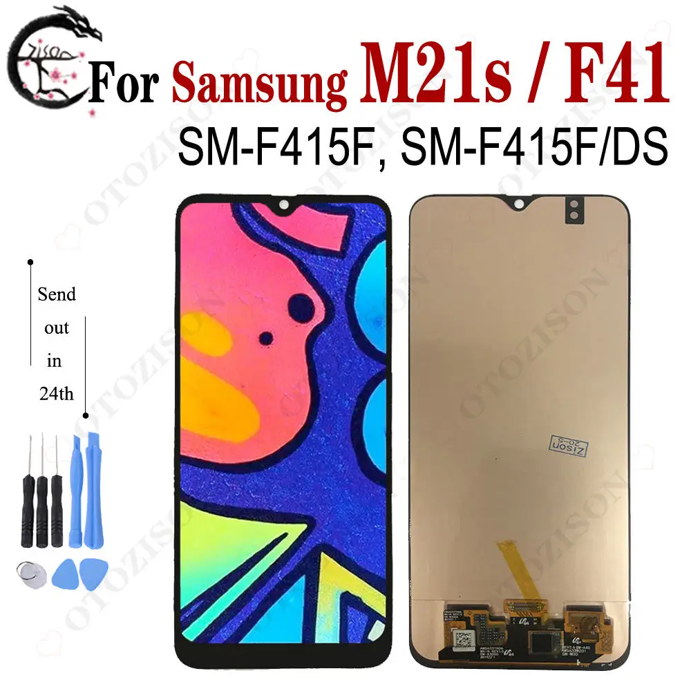 Incell M21s Lcd With Frame For Samsung Galaxy F41 Lcd Display F415 Sm-f415f/ds Screen Touch ...