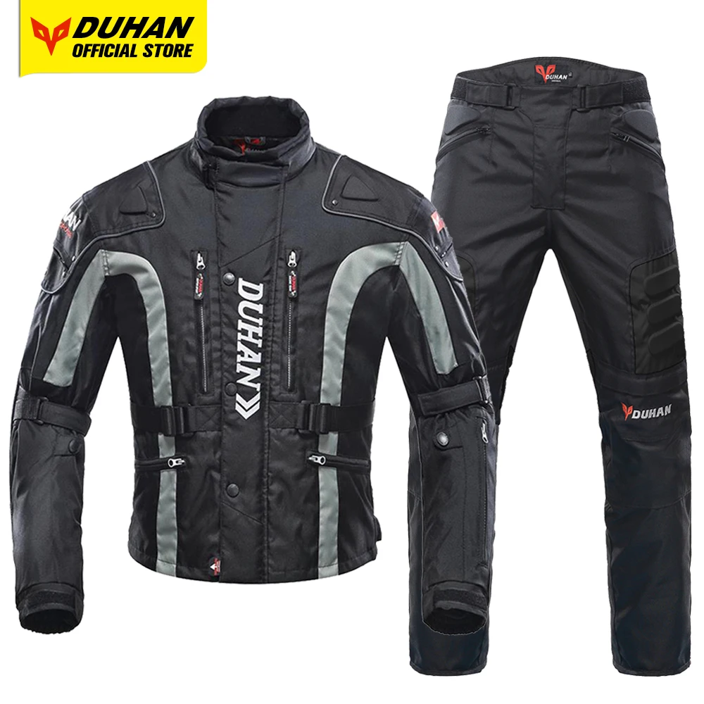 DUHAN-Ensemble-veste-et-pantalon-de-moto-pour-homme-imperm-able ...