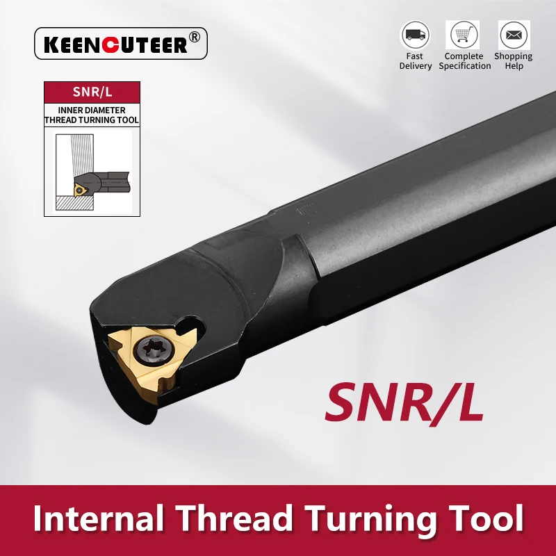 SNR0008K11 SNR/L0010K11 SNR/L0016Q16 SNR0020R22 SNR0025S22 Internal Thread Turning Tool SER SEL ...