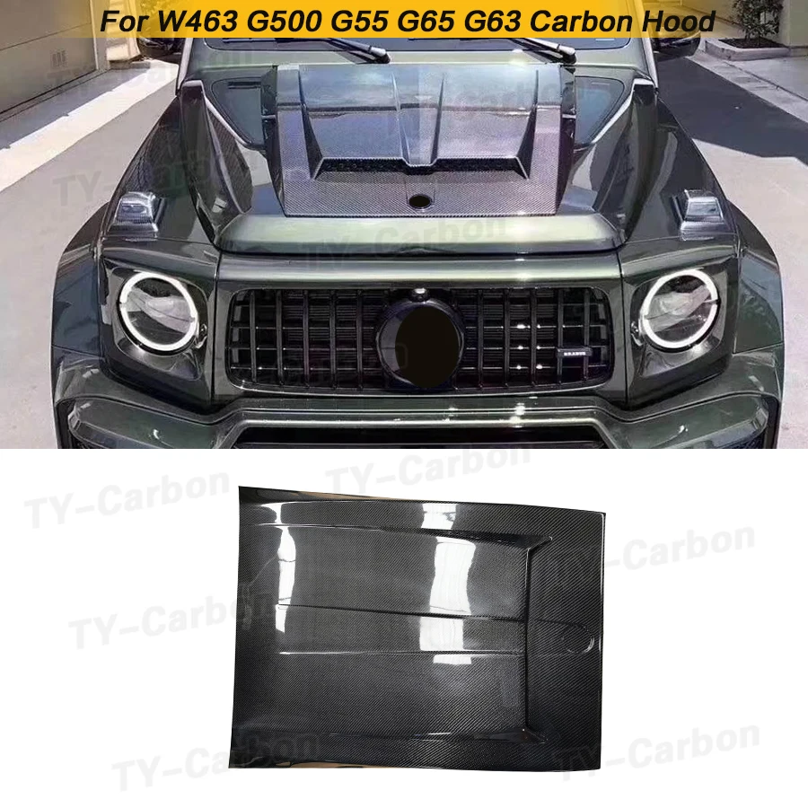 Real Carbon Fiber Fits For Mercedes-Benz G class W463 G500 G55 G63 G350 ...