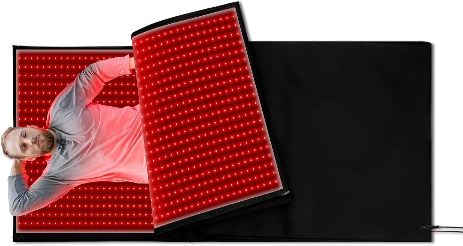 LOVTRAVEL-New-2560pcs-LED-660-850nm-Red-Light-Therapy-Mat-Bag-Near ...