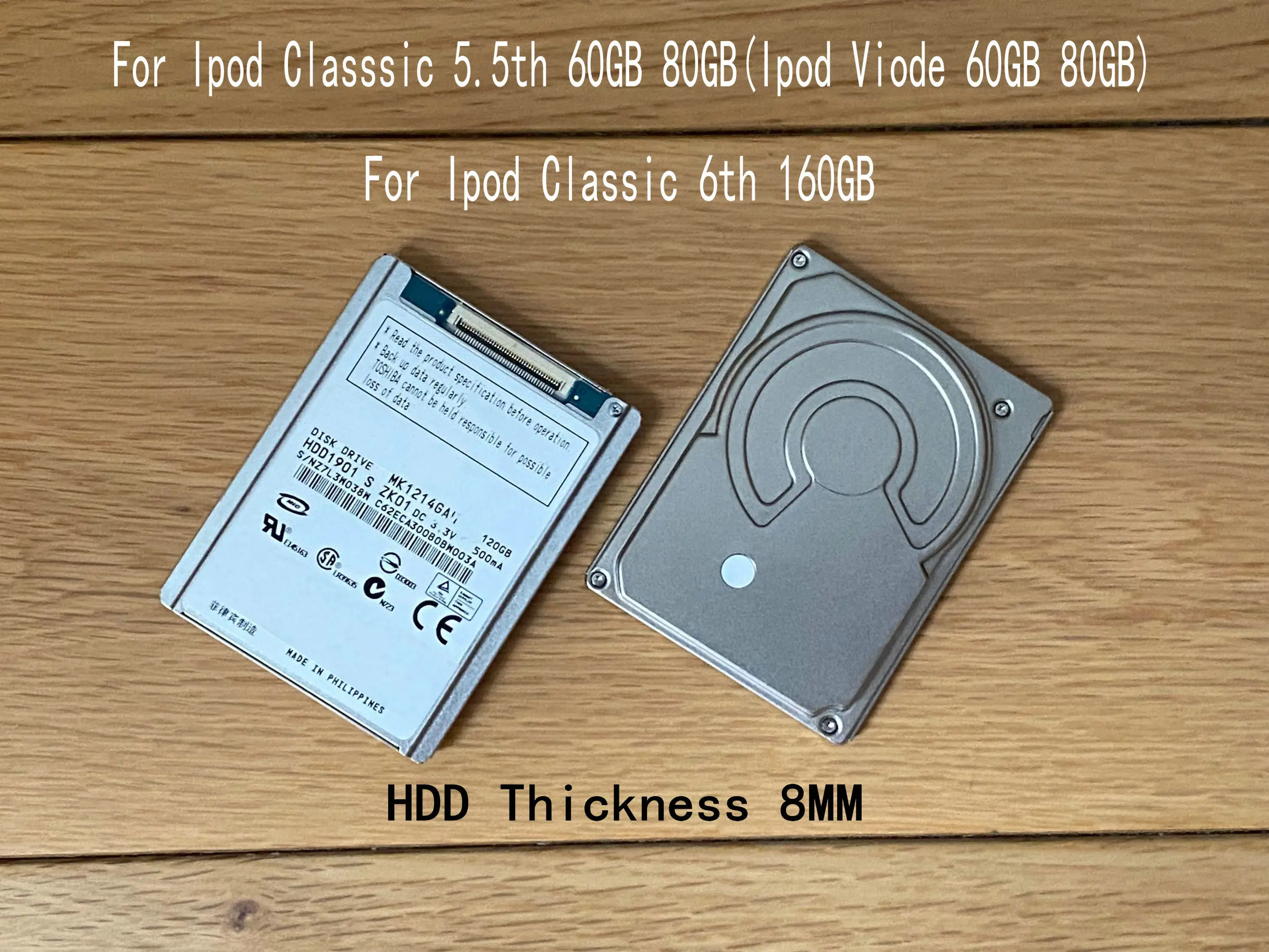 Disco-Duro-HDD-de-1-8-pulgadas-para-Ipod-dispositivo-de-8MM-de-grosor ...