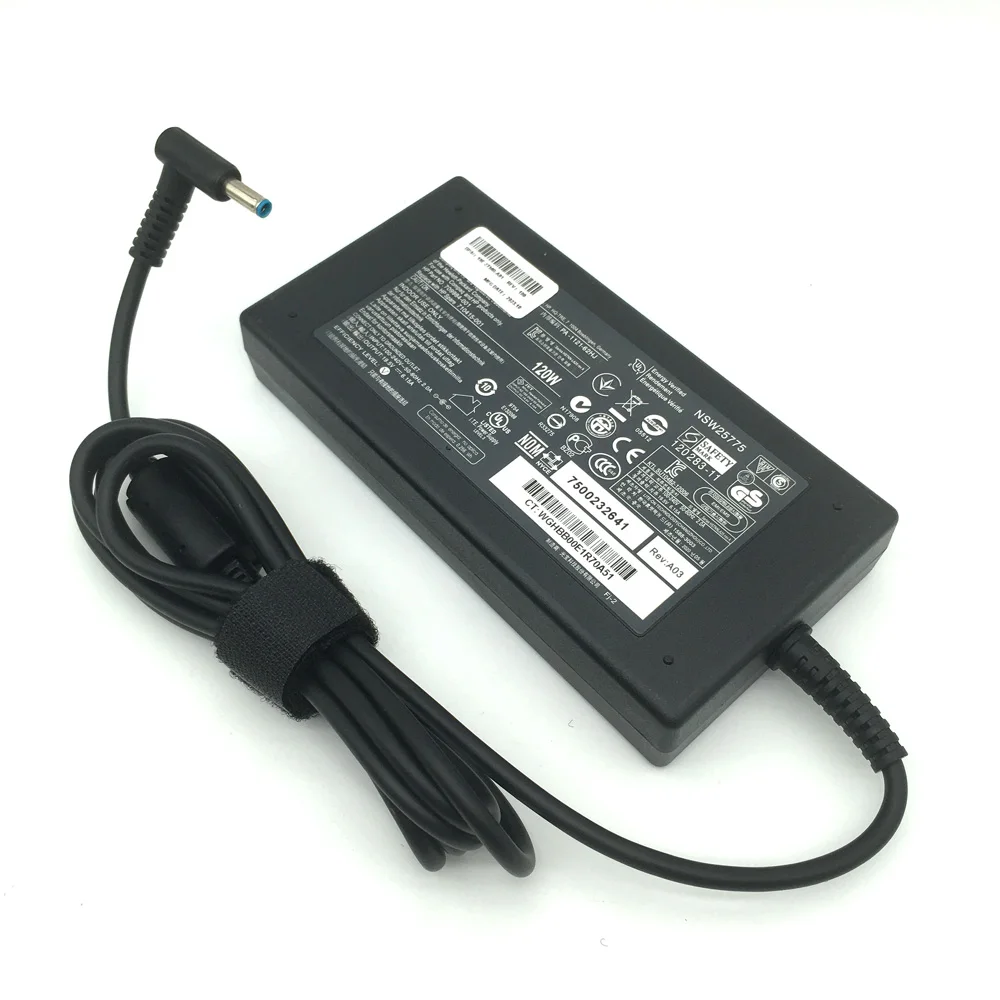 Genuine Laptop Charger for HP 120W 19.5V 6.15A Blue Tip Pavilion 15 ...