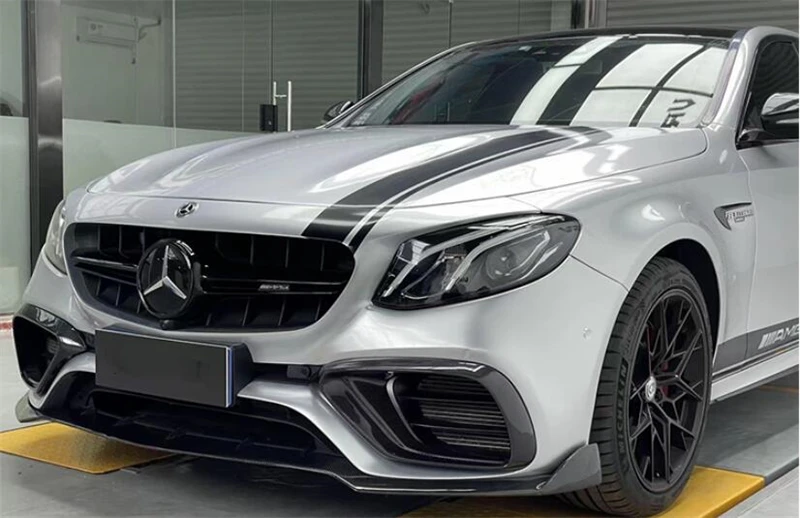 For Mercedes Benz E Class W213 260 300 63 E63S 2016-2020 Real Carbon ...