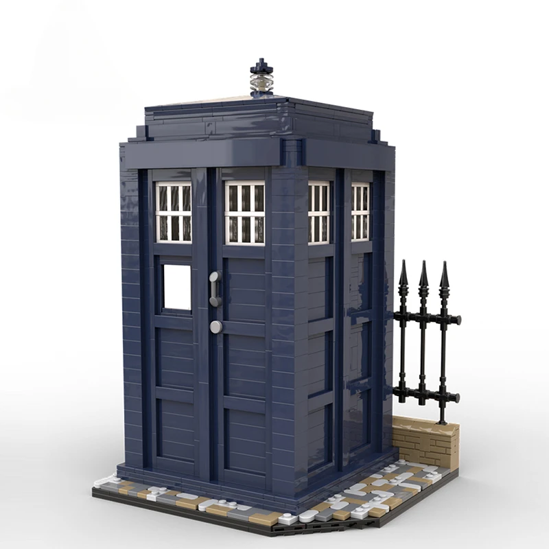 MOC-City-Street-View-Telephone-Booth-Building-Blocks-Kit-Doctor ...