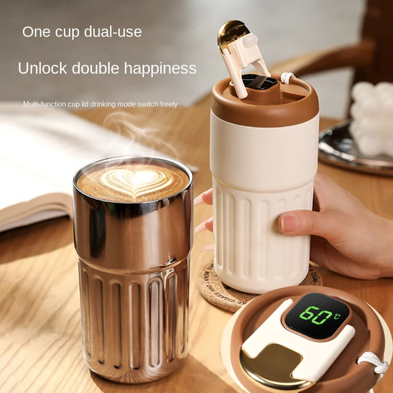 Temperature-Display-Coffee-Mug-Stainless-Steel-Leakproof-Vacuum-Flask ...