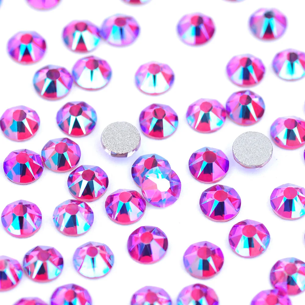 PUBRILEX 2088 Cut Geen Hot-fix Shimmer Steentjes Platte Achterkant ...