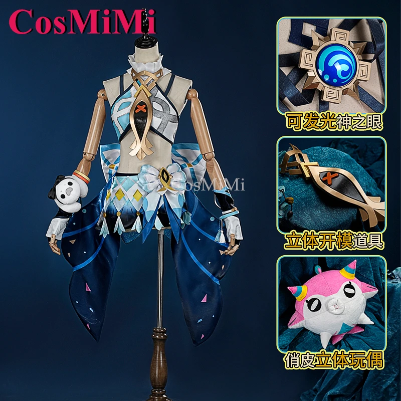 CosMiMi-Game-Genshin-Impact-Mualani-Cosplay-Costume-Fashion-Lovely ...