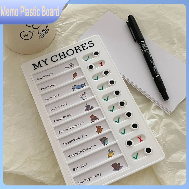 Checklist-Memo-Plastic-Board-Detachable-Daily-Task-Planning-Pad ...