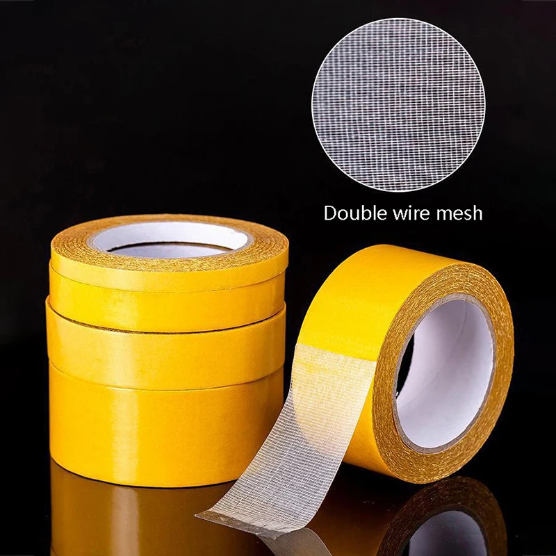1Roll-10M-Strong-Fixation-Double-Sided-Tape-Translucent-Mesh-Waterproof ...