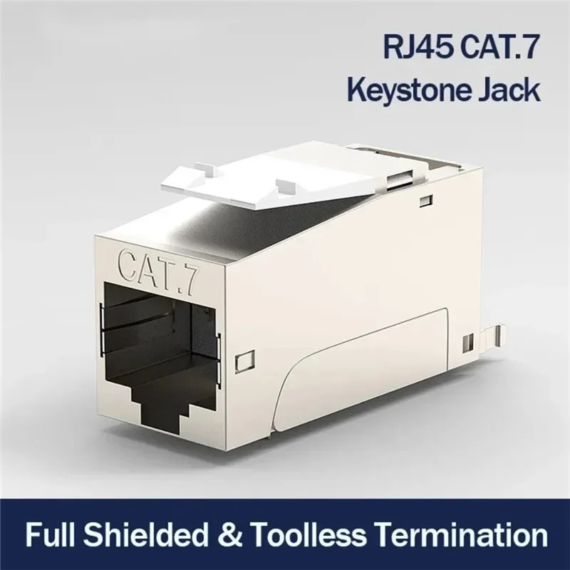 RJ45-Connector-Female-CAT7-Keystone-Jack-Full-Shielded-LSA-Terminal ...