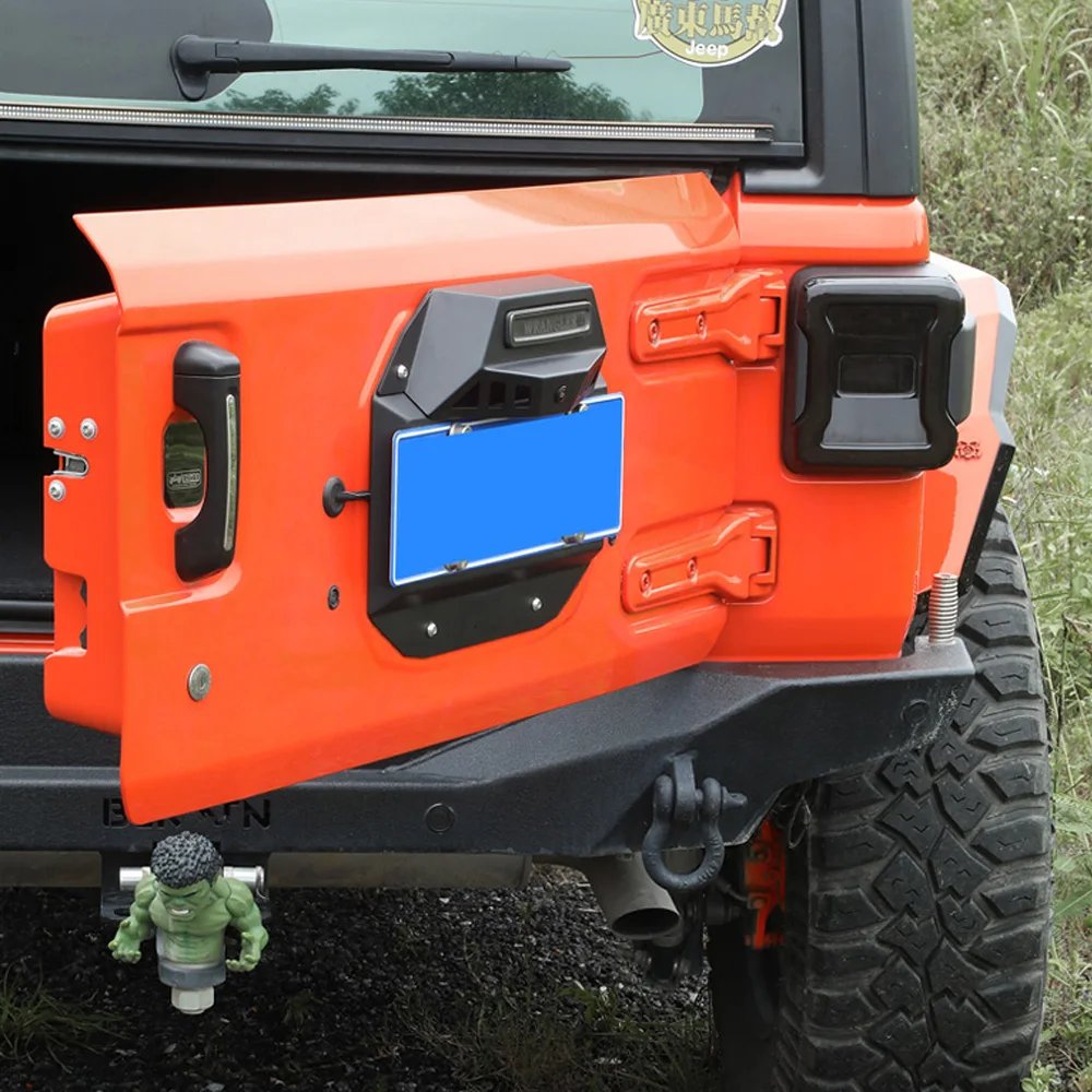 Jeep Wrangler Rear License Plate