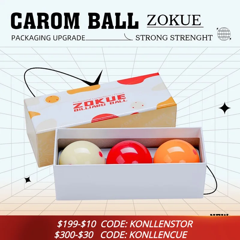 ZOKUE-Carom-Ball-Set-with-61-5-mm-Carom-Billiard-Balls-Complete-3-Ball ...