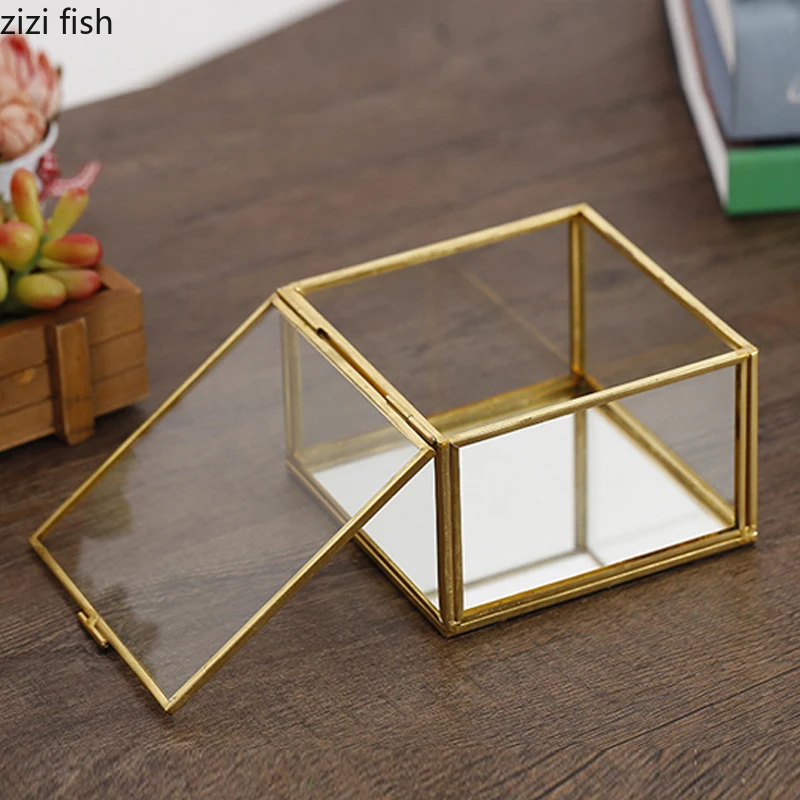 Glass Desktop Jewelrys Organizer | Jewelry Stand Organizer Tray - Glass ...