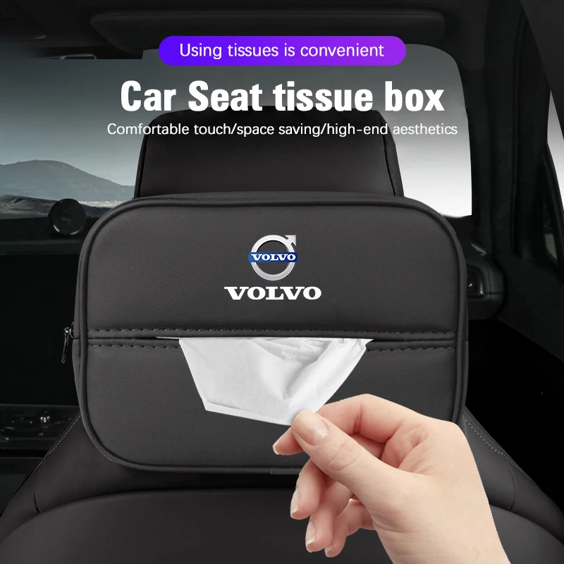 Car-Tissue-Box-Auto-Armrest-Box-Paper-Storage-Bag-For-Volvo-Xc60-Xc90 ...